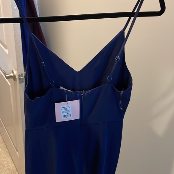 Showpo. | Dresses | Showpo Lucky Day Drape Maxi Dress In Navy | Poshmark